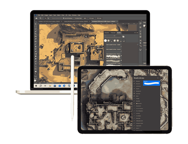 Fantasy Map Bundle with 2500+ Pro Tools – Epic Map Maker
